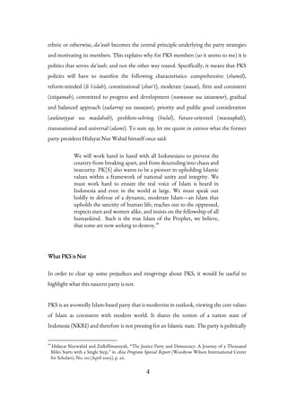 PKS and Its Policy on Gender-related Issues | PDF