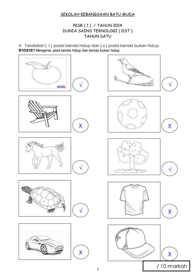 Pksr 1 dst t1 skema | PDF