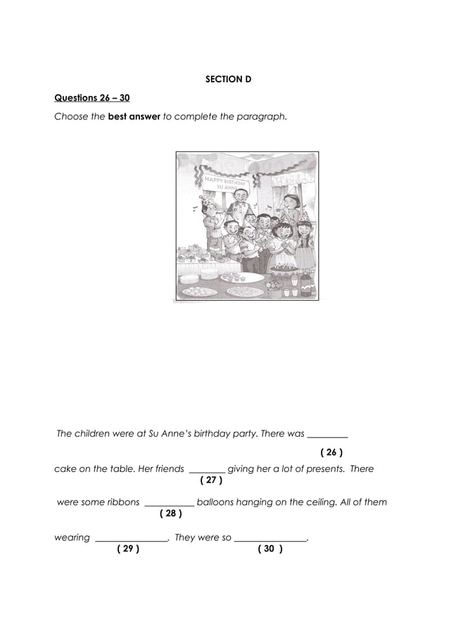 Pksr 2 english year 3 | DOC