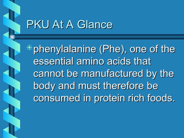 Biochemistry of phenylketonuria 1111.ppt