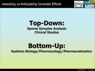 A New Platform for Combining the ‘Bottom-Up’ PBPK Paradigm and POPPK Data Analysis | PDF ...