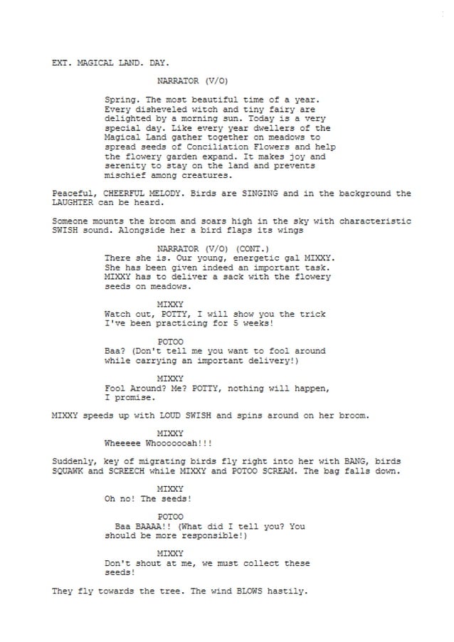 PK unicorn slayer audio script | DOCX