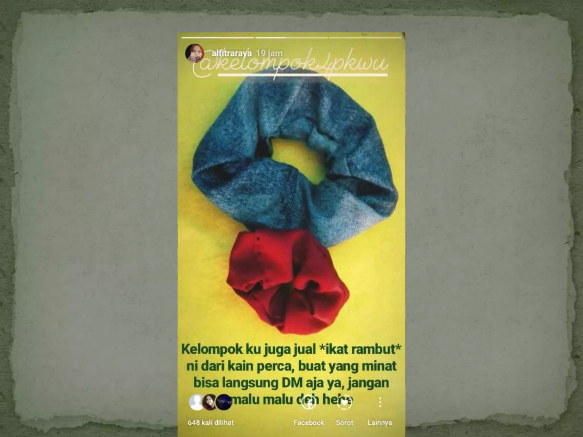 Membuat iKAT RAMBUT Dari kain perca Kelas XI SMAN 19 Kab.Tangerang | PPTX