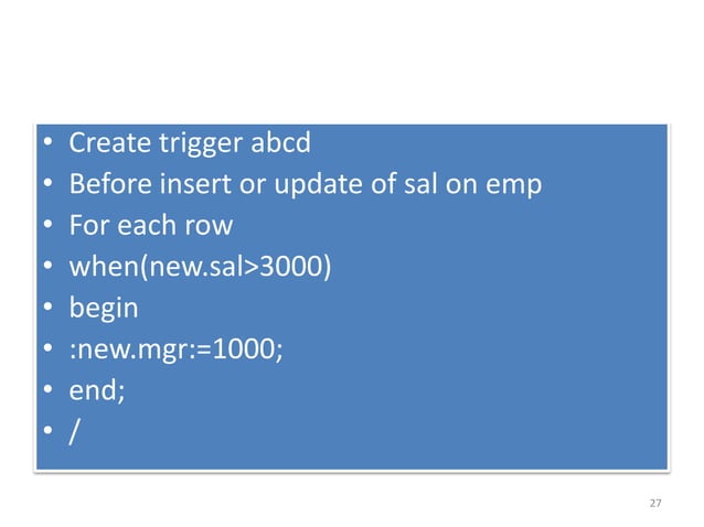 Oracle Pl Sql For Beginners Ppt