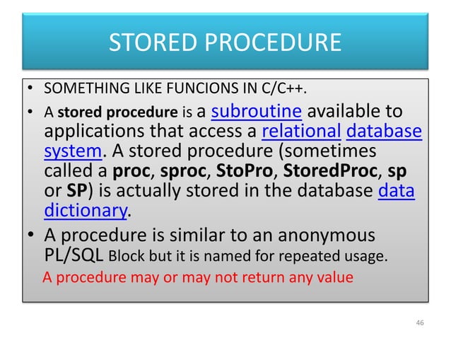 ORACLE PL SQL FOR BEGINNERS | PPTX | Databases | Computer Software and ...