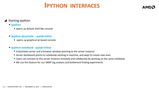 PL-4047, Big Data Workload Analysis Using SWAT and Ipython Notebooks ...