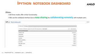 PL-4047, Big Data Workload Analysis Using SWAT and Ipython Notebooks ...