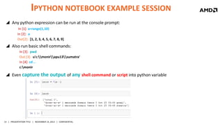 PL-4047, Big Data Workload Analysis Using SWAT and Ipython Notebooks ...