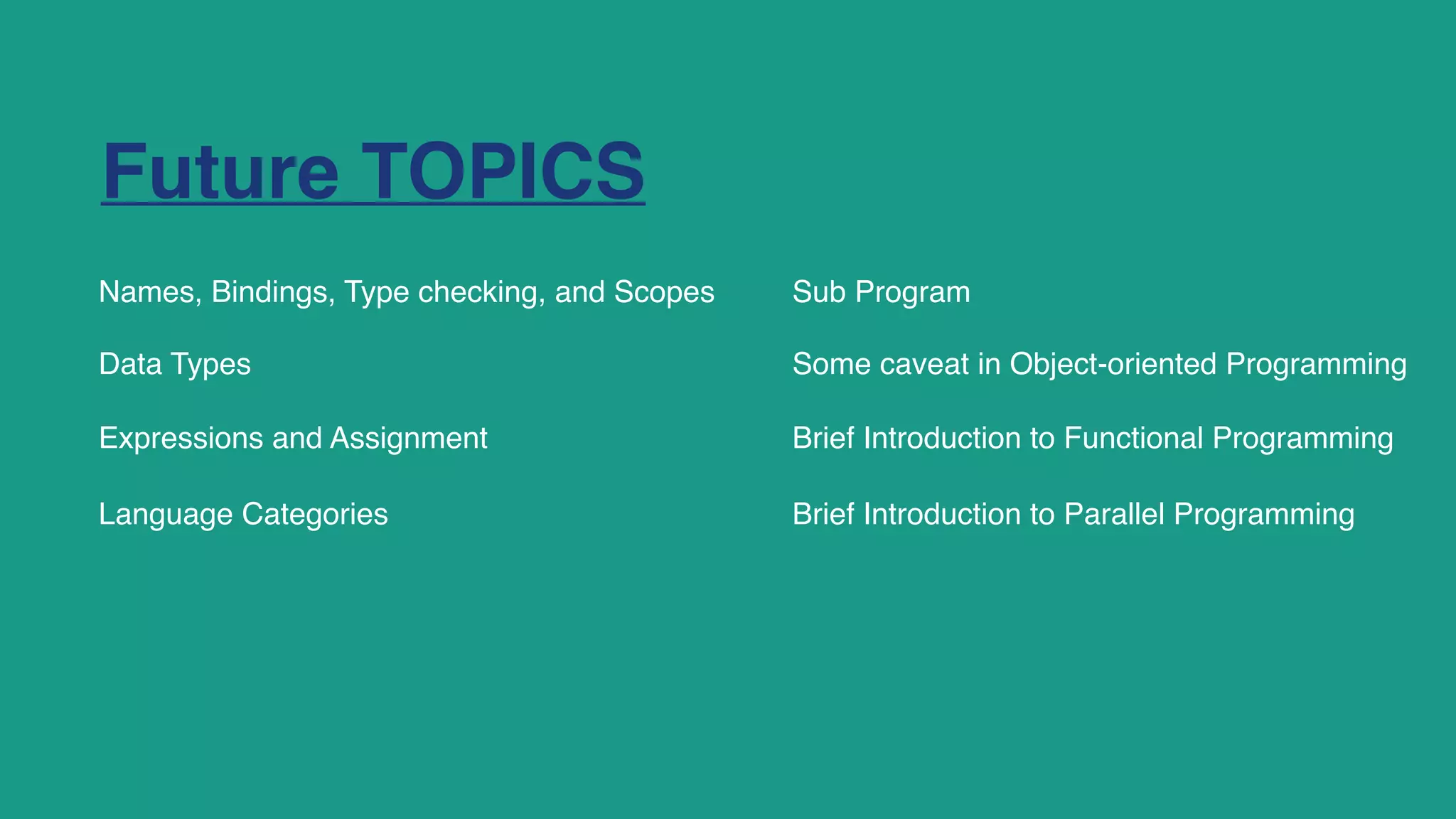 PL Lecture 01 - preliminaries | PPT
