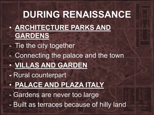 Urban Planning during Renaissance Period | PPTX | Europe Travel | Travel Locations