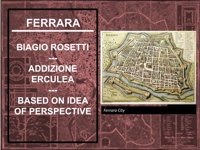 Urban Planning during Renaissance Period | PPTX | Europe Travel ...