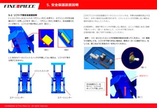 Fine Piece Pl S351 シザースリフト ユーザガイド | PDF