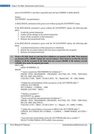 Pl sql-ch2 | PDF | Databases | Computer Software and Applications
