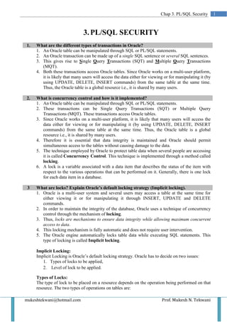 Pl sql-ch3 | PDF | Databases | Computer Software and Applications
