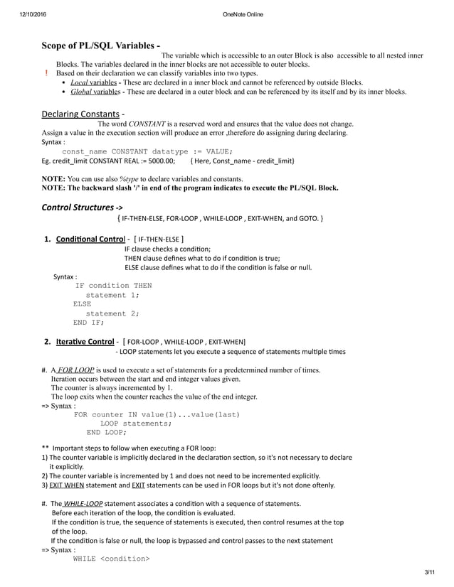 PL-SQL, Cursors & Triggers | PDF