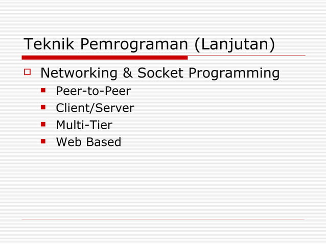 Bahasa Pemrograman - Part 1 | PPT