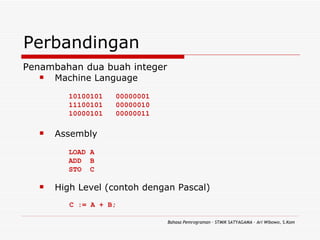 Bahasa Pemrograman - Part 2 | PPT | Free Download