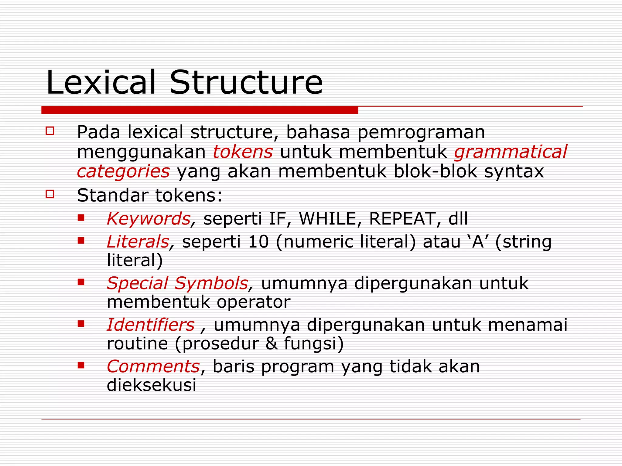 Bahasa Pemrograman - Part 3 | PPT