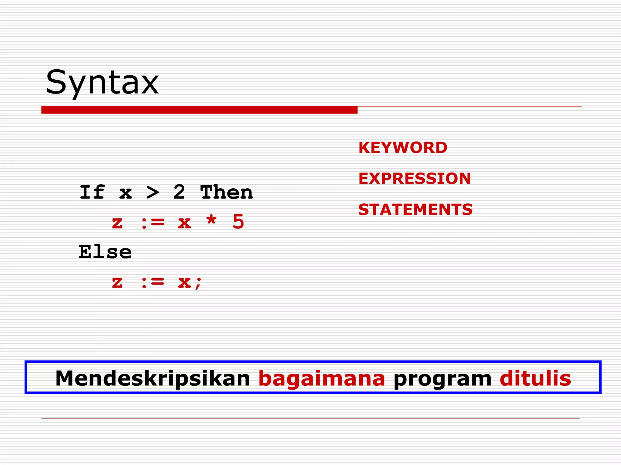 Bahasa Pemrograman - Part 3 | PPT
