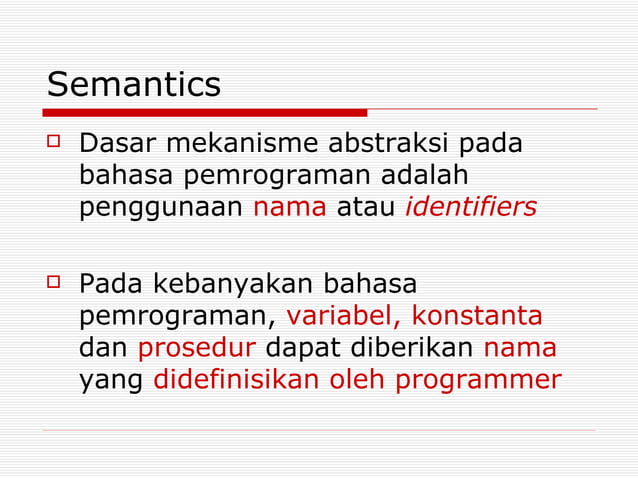 Bahasa Pemrograman - Part 3 | PPT