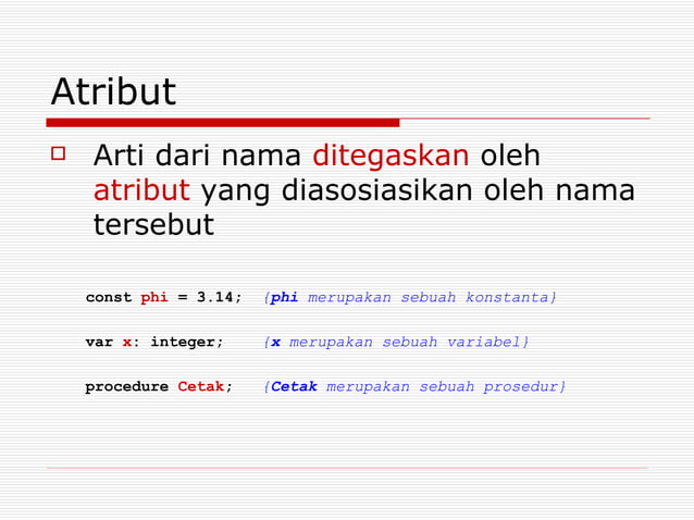 Bahasa Pemrograman - Part 3 | PPT