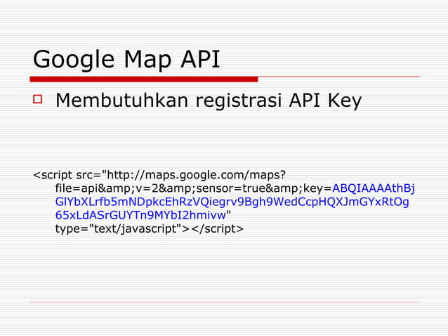 Bahasa Pemrograman - API | PPT