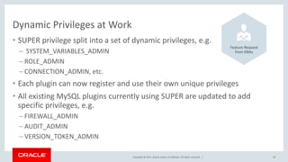 Pl17: MySQL 8.0: security | PPTX | Databases | Computer Software and ...