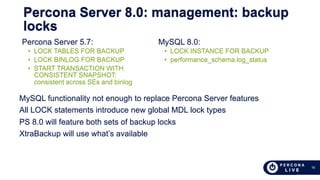 Percona Server 8.0 | PDF