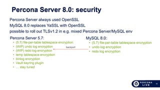 Percona Server 8.0 | PDF