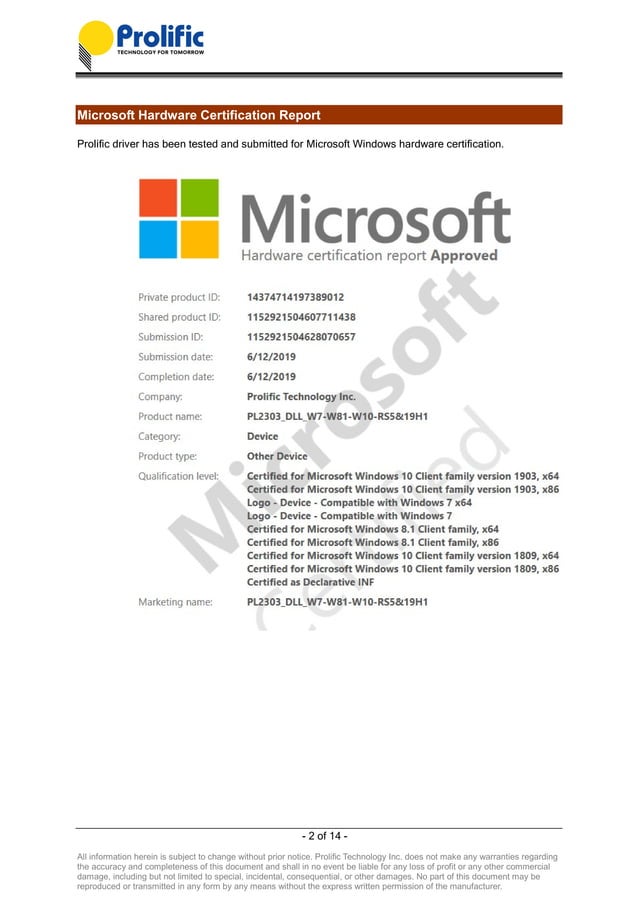 Pl2303 windows driver manual v1.23.0 | PDF | Operating Systems ...