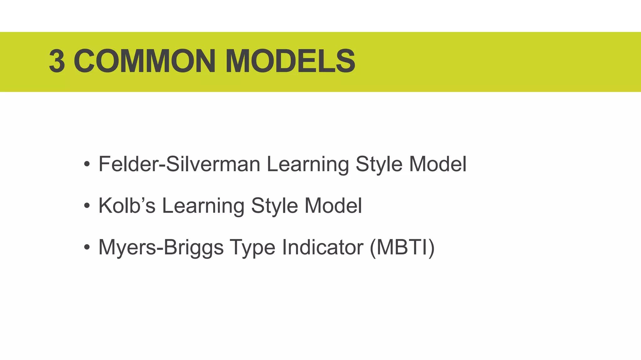 Pl2 learning styles | PPTX