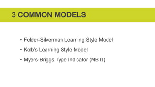 Pl2 learning styles | PPTX
