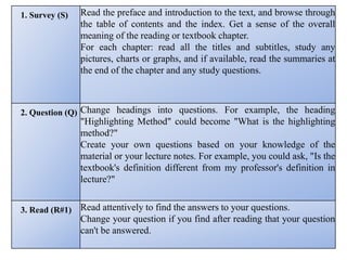 Introduction to Reading techniques to follow | PPT