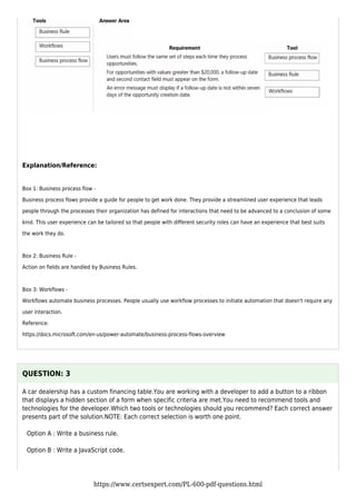 pl600 dumps exam free download for preparation | PDF
