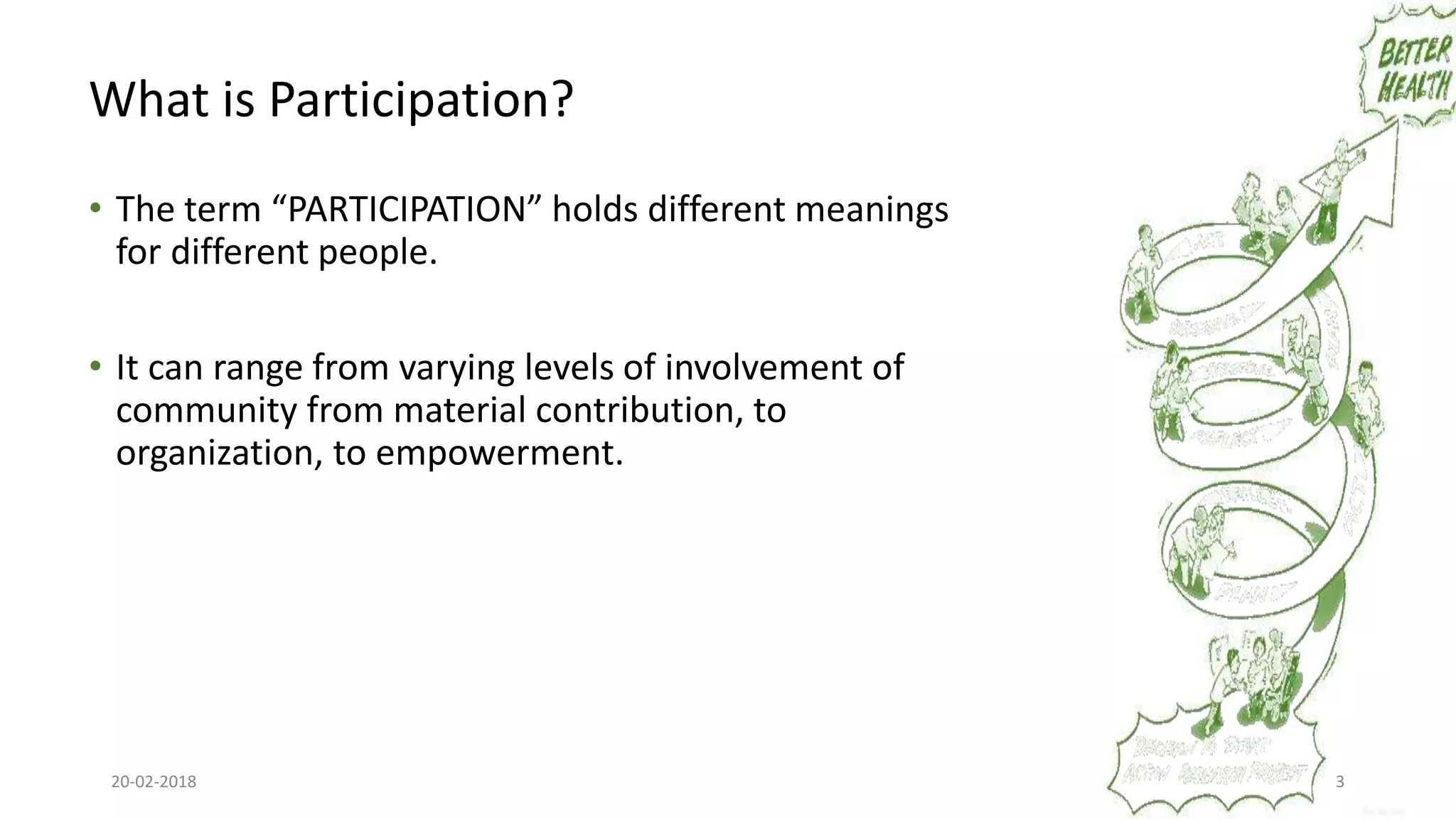 Participatory learning and action | PPTX