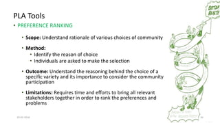 Participatory learning and action | PPTX