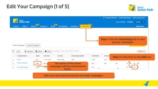 PLA: Edit a draft campaign | PDF