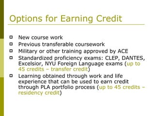 PLA Presentation - OrACRAO | PPT