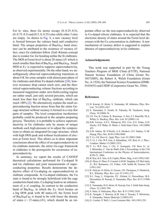 Vacancy and Copper-doping Effect on Superconductivity for Clathrate ...