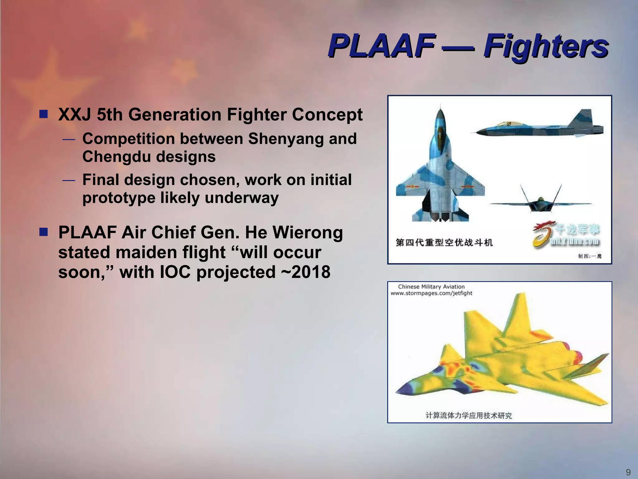 PLA Air Force Overview 2010 | PPT
