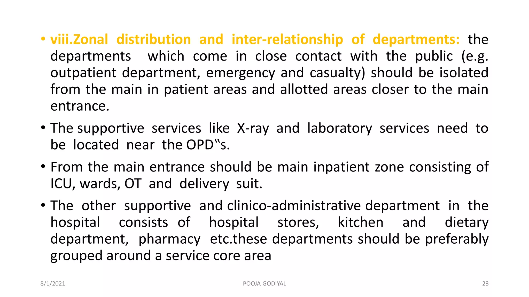 Planning & Organizing Hospital Units & Ancillary Services (CSSD, Laundry, Laboratory, Kitchen ...