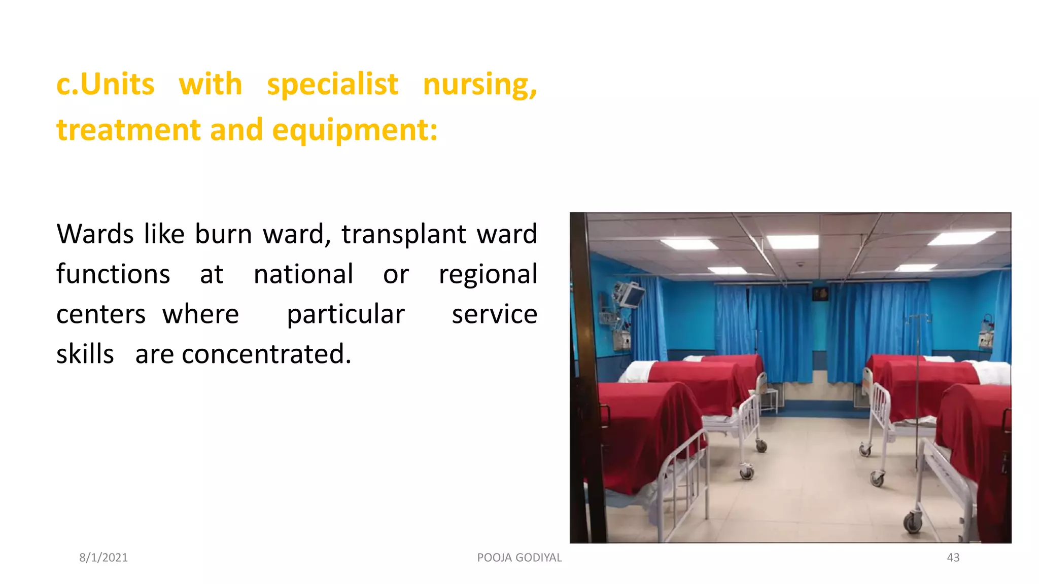 Planning & Organizing Hospital Units & Ancillary Services (CSSD, Laundry, Laboratory, Kitchen ...