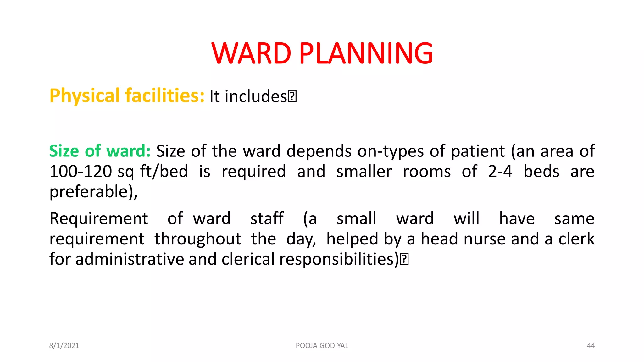 Planning & Organizing Hospital Units & Ancillary Services (CSSD ...