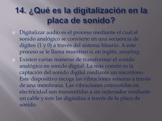 Placa de sonido | PPTX