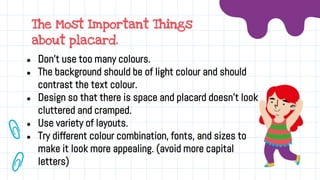 Placard making | PPTX