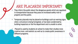 Placard making | PPTX