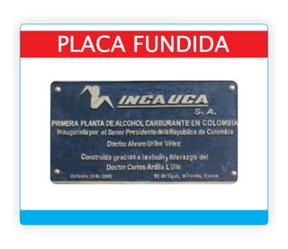 Placas y conmemorativa | PPT
