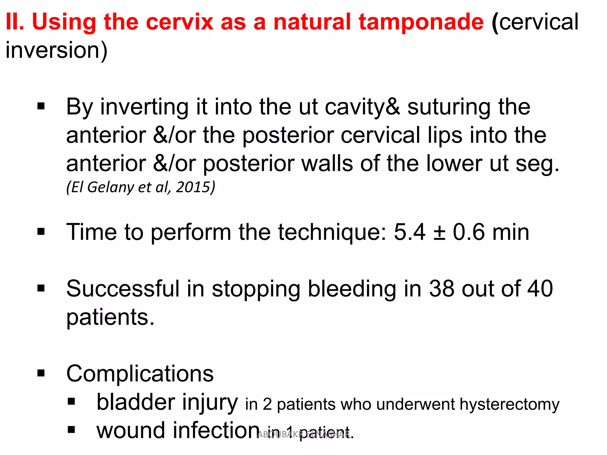 FIGO guidelines on Placenta Accreta Spectrum Disorders: Conservative ...
