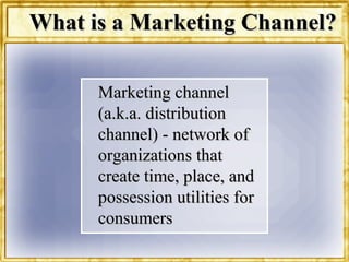 Marketing mix Place | PPT
