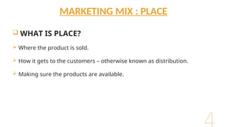 IGCSE Business Studies 0450: Marketing Mix Place | PPT